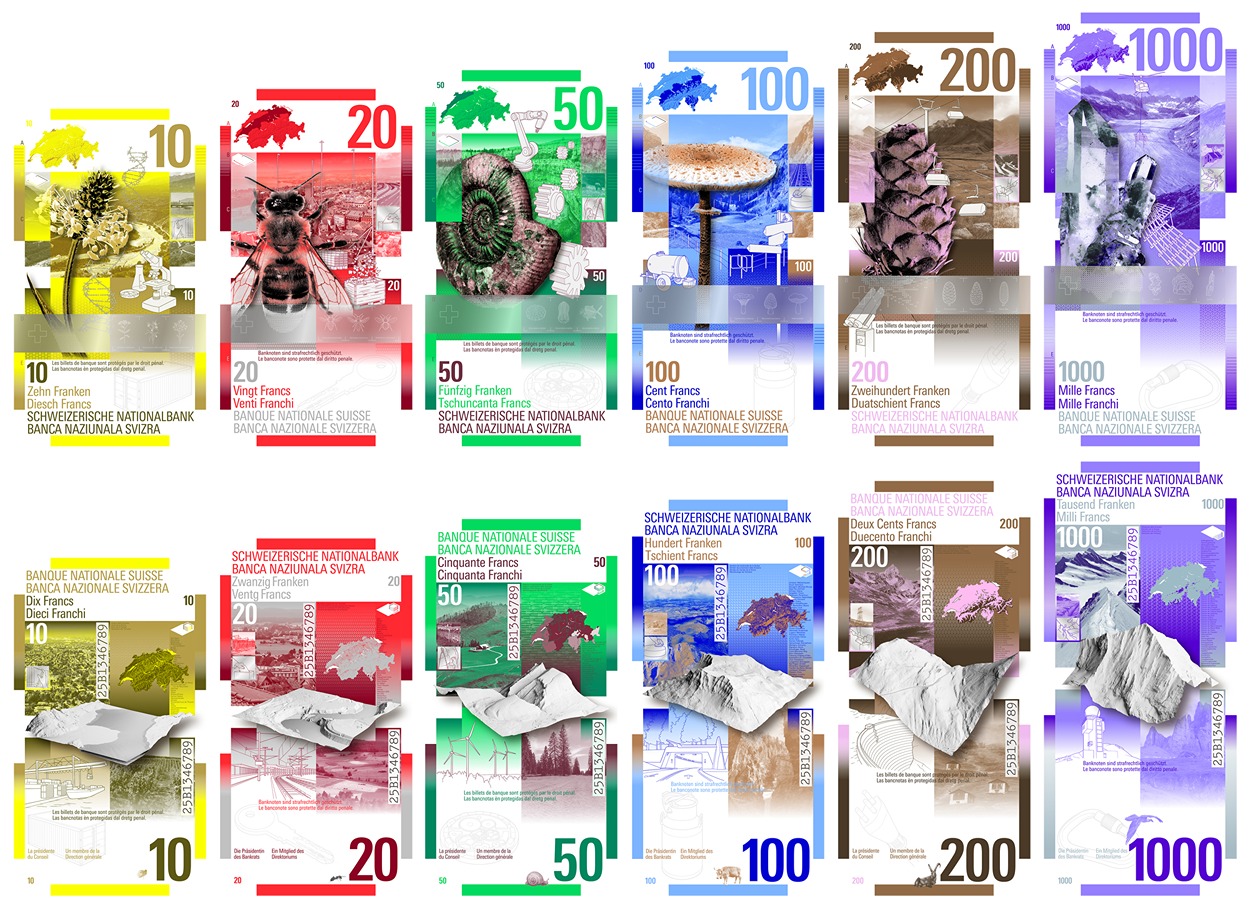 (Bilder) Banknoten Schweiz Serie 10 - Hier können Sie abstimmen und die ...