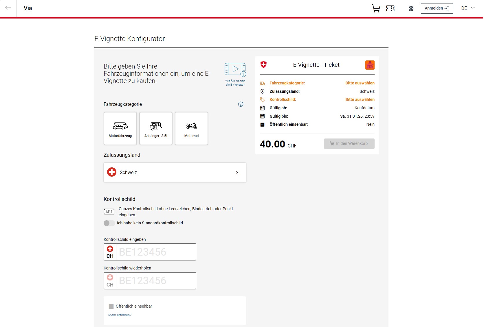 Vignette Schweiz 2026 online kaufen: Fast 50% nutzen neue Online ...